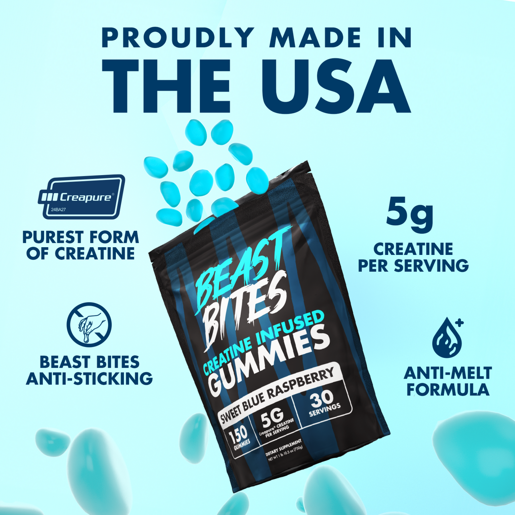 Creatine-Infused Gummies | Best Creatine Gummies – Beast Bites ...