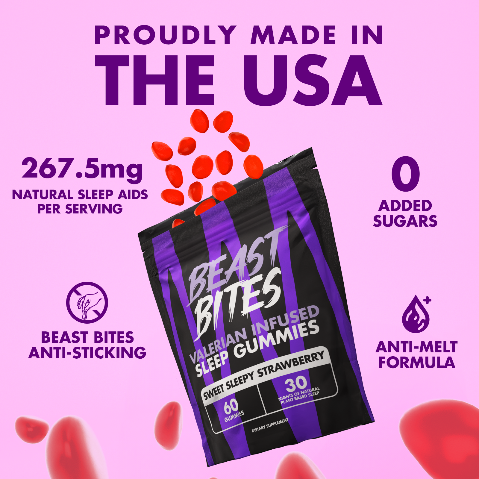 Best Sleep Gummies for Deep Rest | Melatonin Free Sleep Gummies – Beast ...