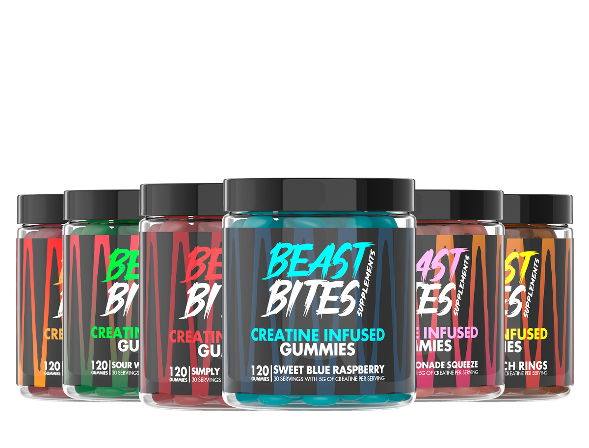 Creatine Infused Gummy Collection – Beast Bites Supplements